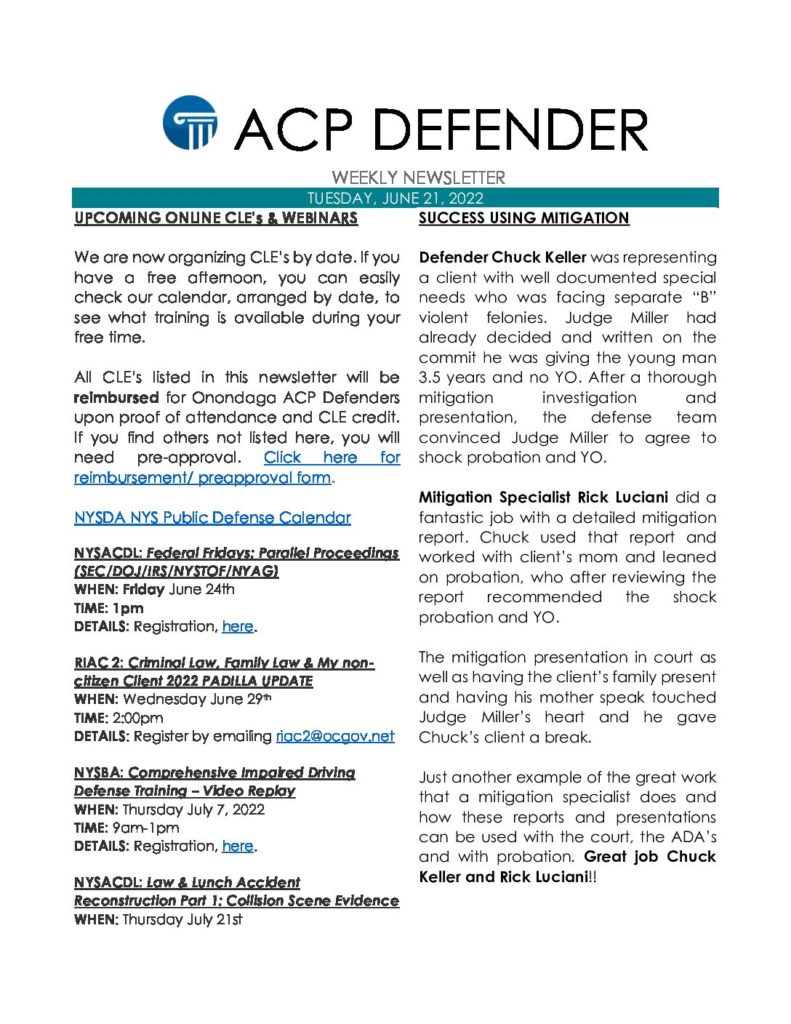 2022 Newsletters January - June - Onondaga County Bar Association ...