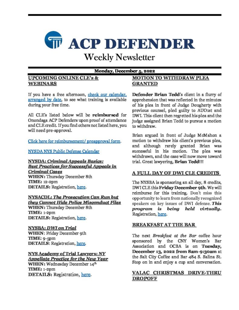 2022 Newsletters July - December - Onondaga County Bar Association ...