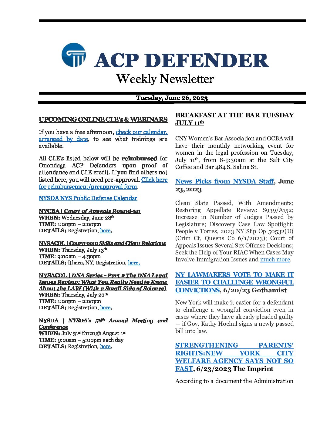 2023 Newsletters - Onondaga County Bar Association Assigned Counsel ...